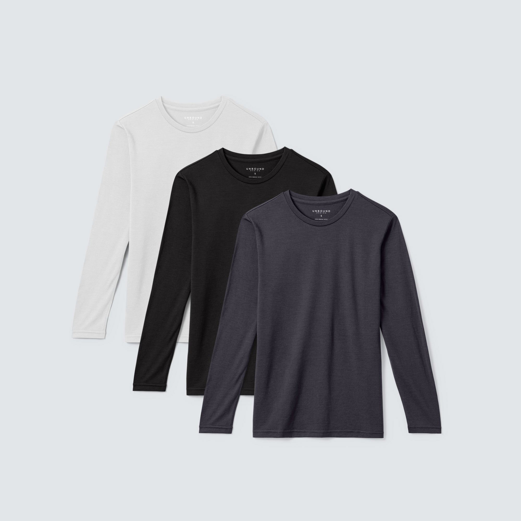 Men's 3 Pack Long Sleeves | Unbound Merino